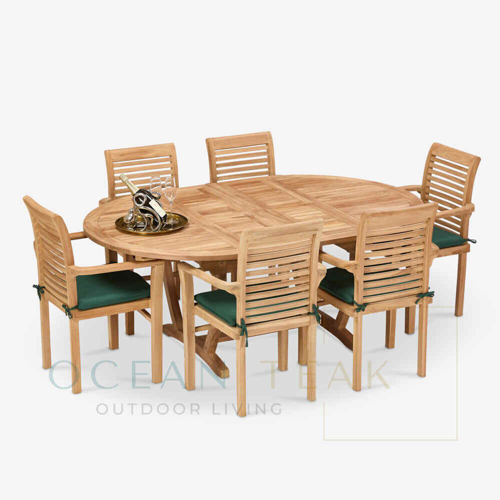 Drift 6 Seat Garden Furniture Set | Shop | Ocean Teak Outdoor Living